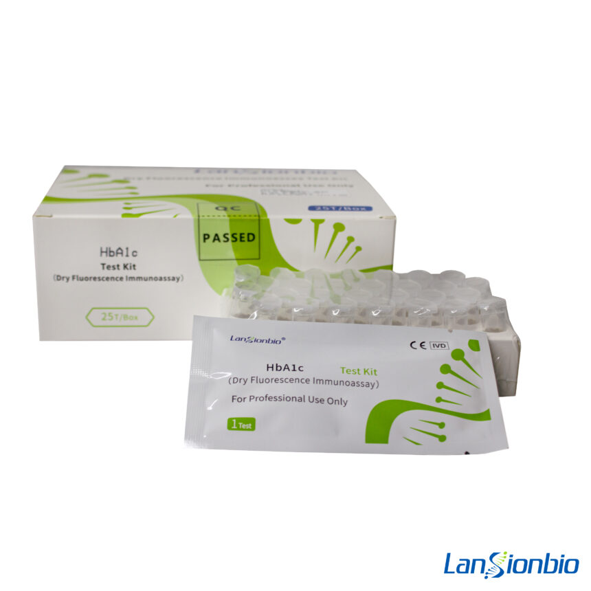 HbA1c TEST (DRY FLUORESCENCE IMMUNOASSAY) Kit x 25 und. - PFH